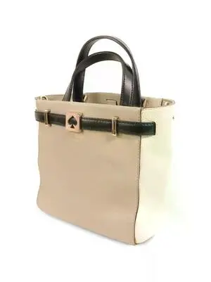 Kate Spade New York Ghw 2 Way Logo-plaque Shoulder Bag - Brown