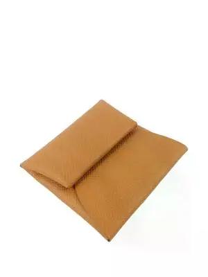 Hermès Bastia Epsom Leather Change Purse - Brown