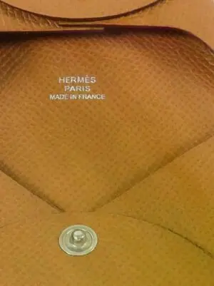 Hermès Bastia Epsom Leather Change Purse - Brown