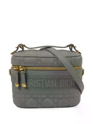 Dior Cannage Vanity Case Tote Bag