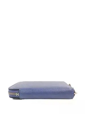 Hermès Silk In Compact Leather Wallet