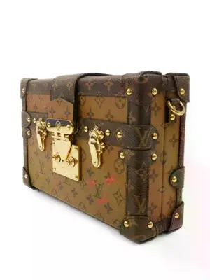 LOUIS VUITTON Petite Malle Monogram Reverse Shoulder Bag