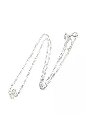 Cartier 2010s Hindu Diamond Necklace - Silver