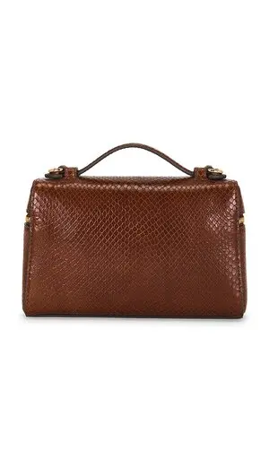 Tory Burch Romy Embossed Slim Top Handle Bag
