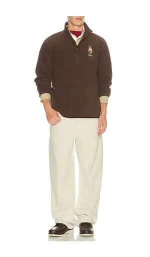 Polo Ralph Lauren Long Sleeve Basic Mesh Litchfield Bear Rugby Polo In . Also