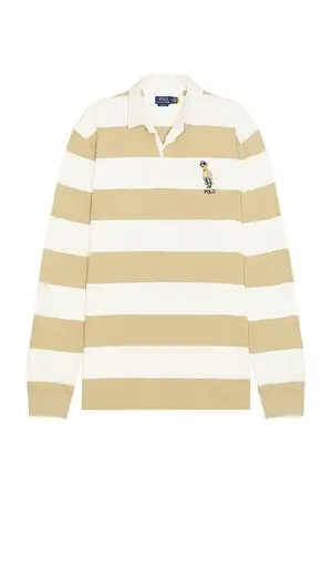 Polo Ralph Lauren Long Sleeve Basic Mesh Litchfield Bear Rugby Polo In . Also