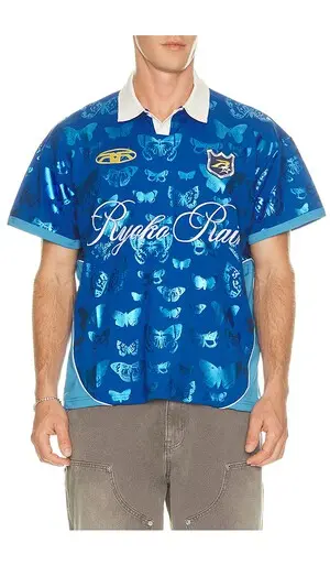 RYOKO RAIN Butterfly Effect Soccer Jersey In . Also - Blue
