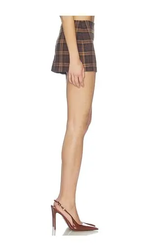 Alice + Olivia Mace Mini Skort In . Also