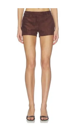 Amanda Uprichard Brooklyn Shorts In . Also - Brown