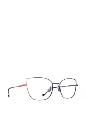 CAROLINE ABRAM Vegasus Cat-eye Glasses - Blue