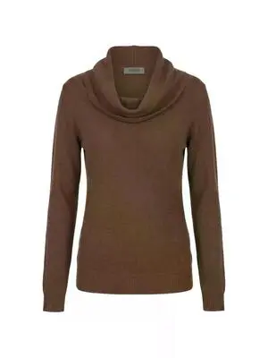 Valentino Garavani Cowl-neck Striped Sweater
