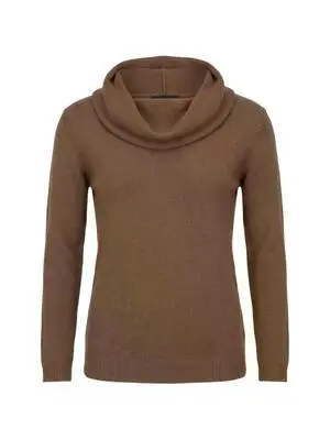 Valentino Garavani Cowl-neck Striped Sweater