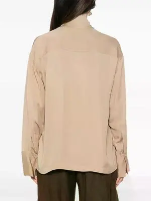 RAME Draped Button-fastening Shirt