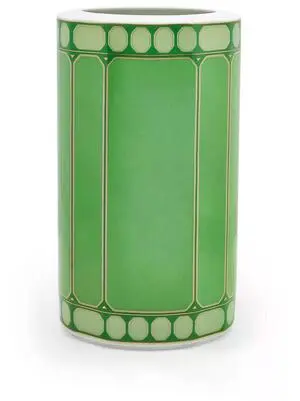 ROSENTHAL X Swarovski Large Signum Porcelain Vase - Green