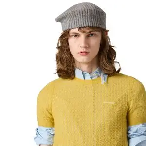 Miu Miu Wool And Cashmere Beret - Grey