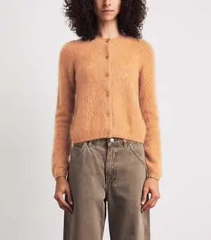 FRAME Wool-cashmere Airy Teddy Cardigan