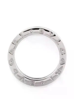 BVLGARI B.zero1 One Band 18k White Gold And Diamonds Ring
