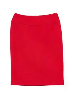 Dolce & Gabbana 1990s Rear-zip Midi Skirt - Red