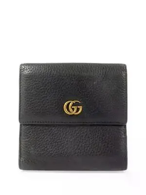 Gucci Gg Marmont Card Case Wallet - Black