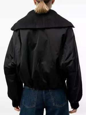 Hugo Padded Bomber Jacket In Satin