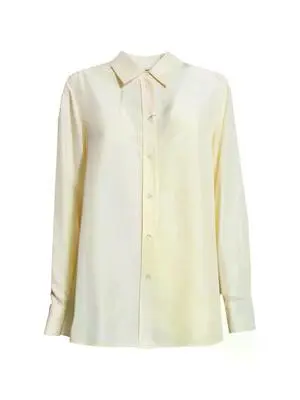 Max Mara Button-down Long-sleeved Shirt - Neutrals