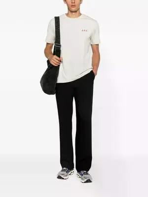 A.p.c. Logo-print T-shirt - Neutrals