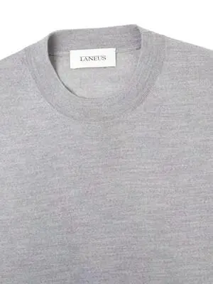 LANEUS Fine-knit T-shirt