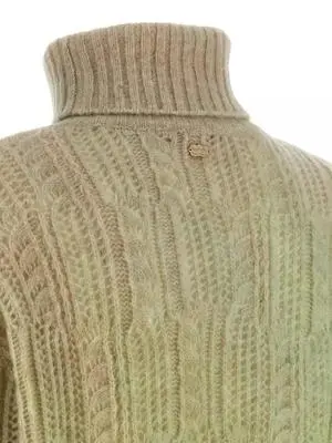 Agnona Openwork Turtleneck Sweater