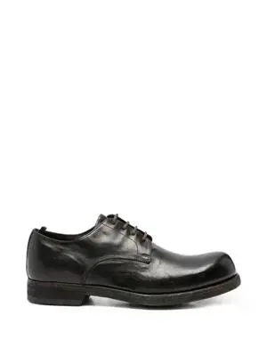 Officine Creative Lace-up Leather Derby Shoes - Brown