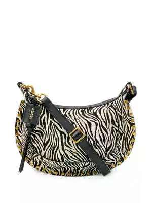 Isabel Marant Étoile Oskan Moon Zebra-pattern Shoulder Bag