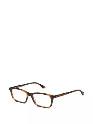 PETER AND MAY Emilia Rectangle-frame Glasses - Brown