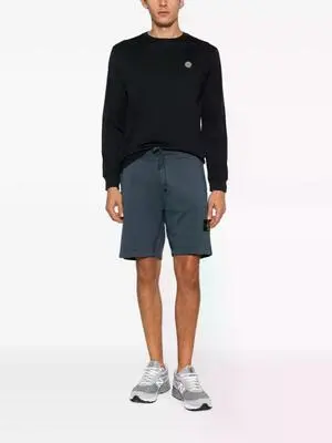 Stone Island Logo-patch Long-sleeve T-shirt - Blue