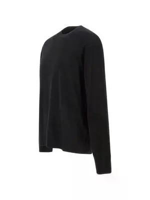 LANEUS Ribbed-trim Merino Wool Sweater