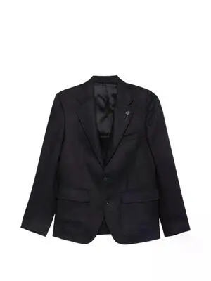 LARDINI Flap-pocket Single-breasted Blazer