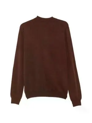 Aspesi Obet Merino Wool Cardigan Sweater - Brown