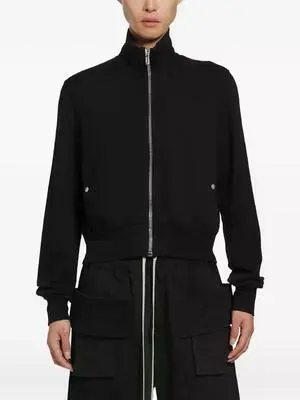 Rick Owens Zip-up Sweater - Black