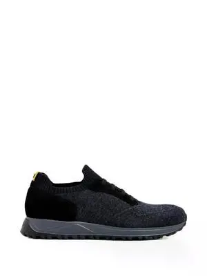 DOUCAL'S Ribbed Panelled Sneakers - Grey