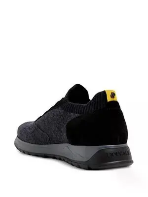 DOUCAL'S Ribbed Panelled Sneakers