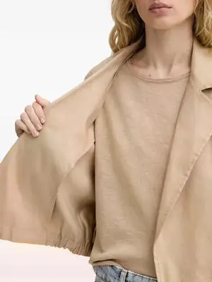 Marc O'polo Notch-lapel Elasticated-hem Jacket - Neutrals