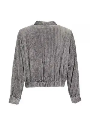 Emporio Armani Corduroy-effect Button-up Jacket