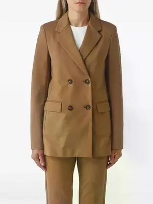 Max Mara Double-breasted Blazer - Brown