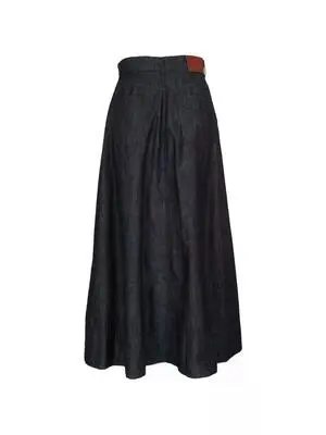 Emporio Armani High-waisted Flared Maxi Skirt