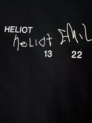 HELIOT EMIL Fulgens Logo-print Short-sleeve T-shirt