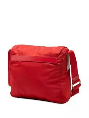 Prada 2013-2026 Tessuto Zip Buckle Messenger Bag Crossbody Bag