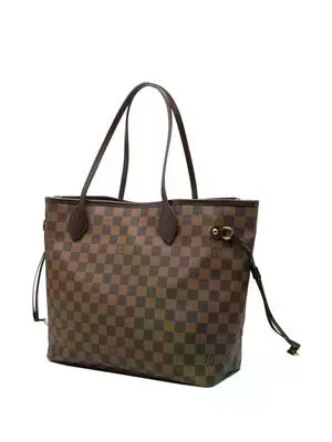 LOUIS VUITTON 2009 Damier Ebene Neverfull Mm Tote Bag