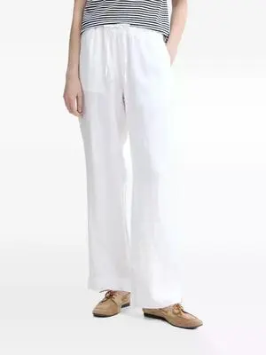 Marc O'polo Drawstring Wide-leg Trousers - White