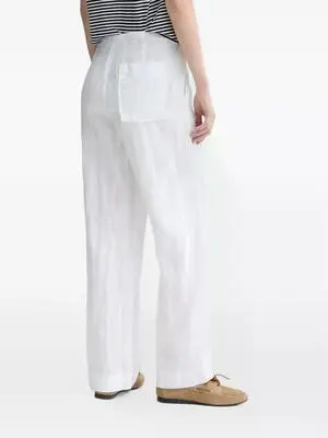 Marc O'polo Drawstring Wide-leg Trousers - White