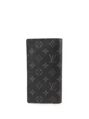 LOUIS VUITTON Brazza Monogram Eclipse Bifold Wallet - Black