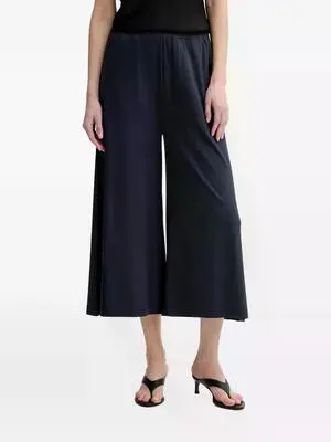 Marc O'polo Elasticated Wide-leg Trousers - Blue