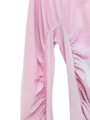 JW Anderson Ruched Long-sleeve Top - Pink